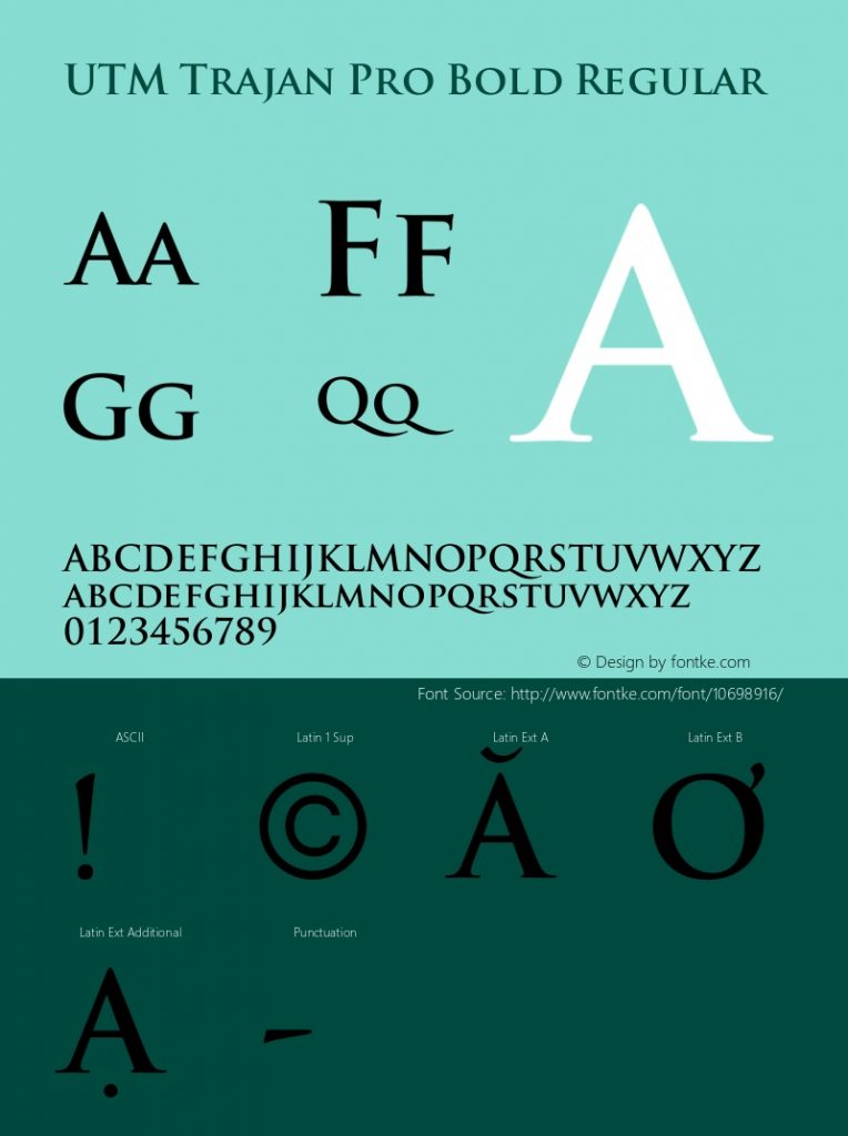 Download Font UTM Việt Hóa Miễn Phí Đầy Đủ 100%