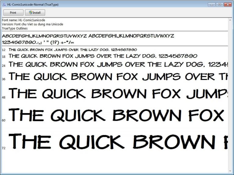 Font Chữ Truyện Tranh Manga Việt Hóa Đầy Đủ Mới Nhất 2024