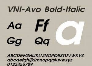 Tải Font VNI AVO Full Việt Hóa, Dành Cho Ngành Giáo Dục 2025