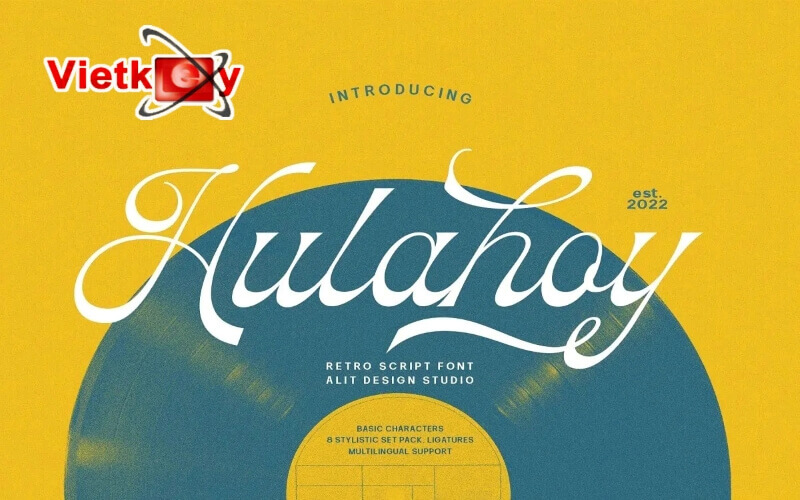 Font Hulahoy Việt Hóa - Phông Chữ Viết Tay Cổ Điển Ấn Tượng