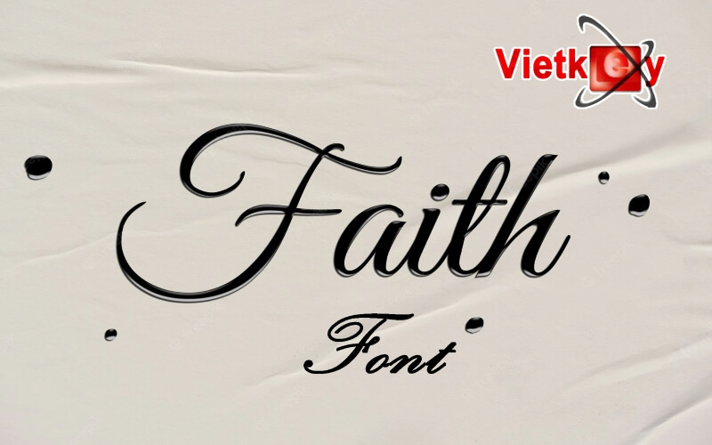 Font Faith Việt Hóa Với Đa Dạng Glyph Cho Nhà Thiết Kế