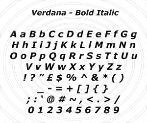 Tải Font Verdana Phong Cách Humanist Sans Serif Độc Đáo