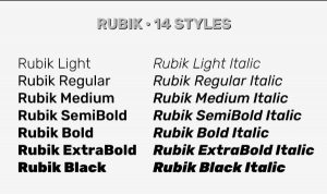 Tải Font DVN Rubik Việt Hóa Kinh Điển Trong Giới Design