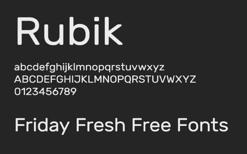 Tải Font DVN Rubik Việt Hóa Kinh Điển Trong Giới Design